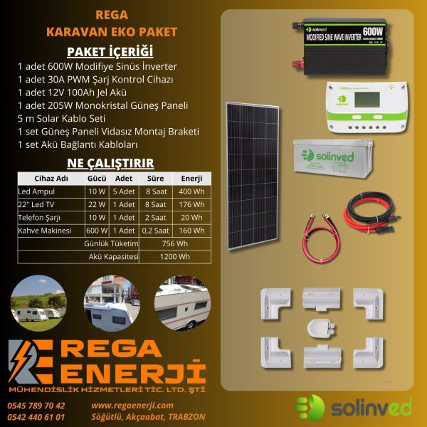 Karavan Tekne Hazır Paketler – Rega Enerji